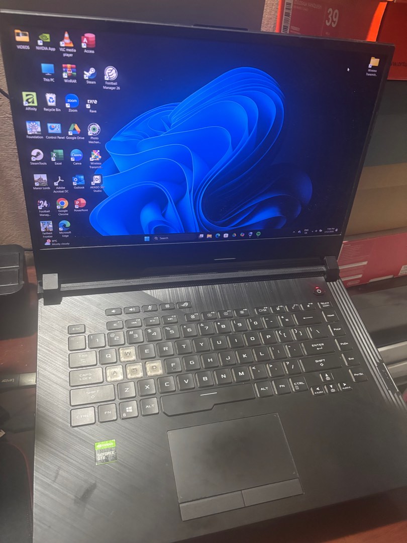 Asus ROG Strix Intel Core i5-9300H, 16GB RAM, 512GBSSD, GTX1050 4GB ...