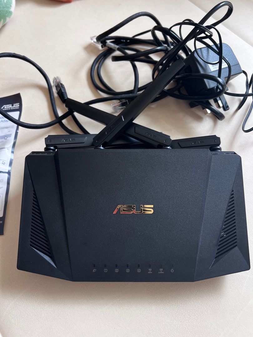 ASUS RT-AX58U AX3000 Dual Band WiFi 6 Router, Computers & Tech, Parts ...