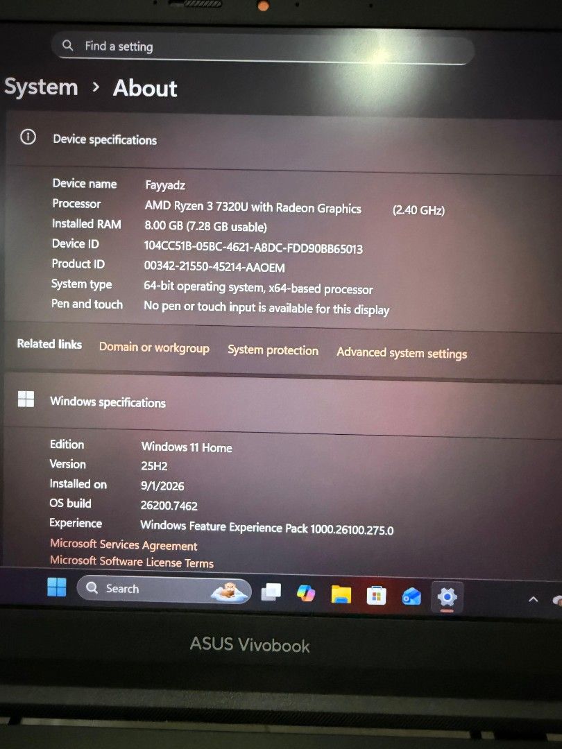 ASUS Vivobook Laptop - AMD Ryzen 3, 8GB RAM, Computers & Tech, Laptops ...