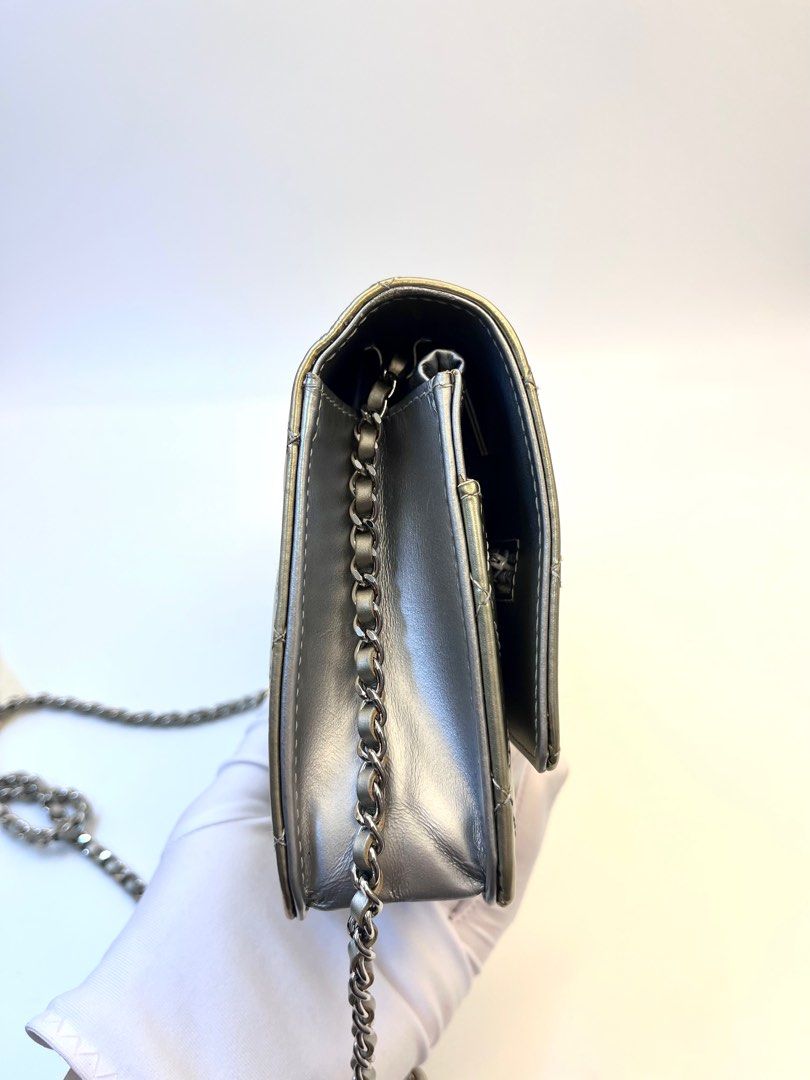 💯AUTHENTIC CHANEL WALLET ON CHAIN CROSSBODY BAG, Luxury, Bags & Wallets ...
