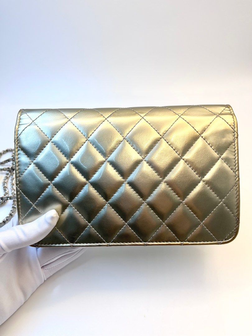 💯AUTHENTIC CHANEL WALLET ON CHAIN CROSSBODY BAG, Luxury, Bags & Wallets ...