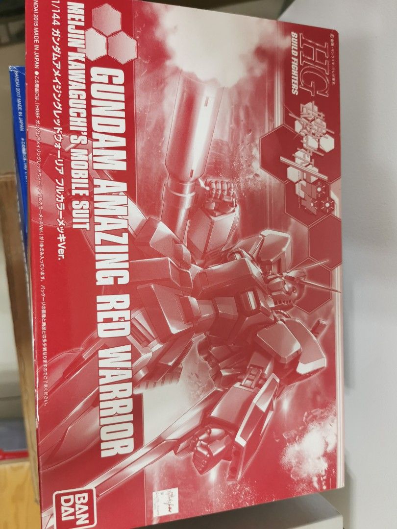 Bandai HG 1/144 Gundam Amazing Red Warrior Chrome, Hobbies & Toys, Toys ...