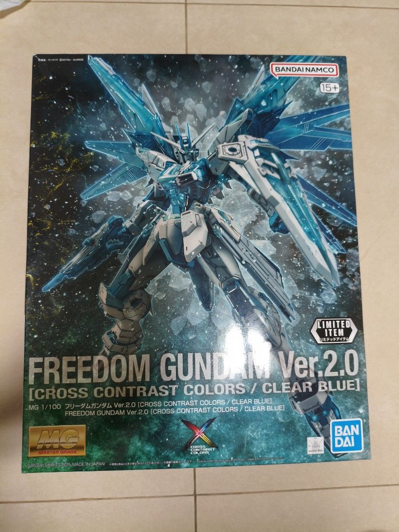 Bandai MG 1/100 Freedom Gundam Ver.2.0 Cross Contrast Colors, Hobbies ...