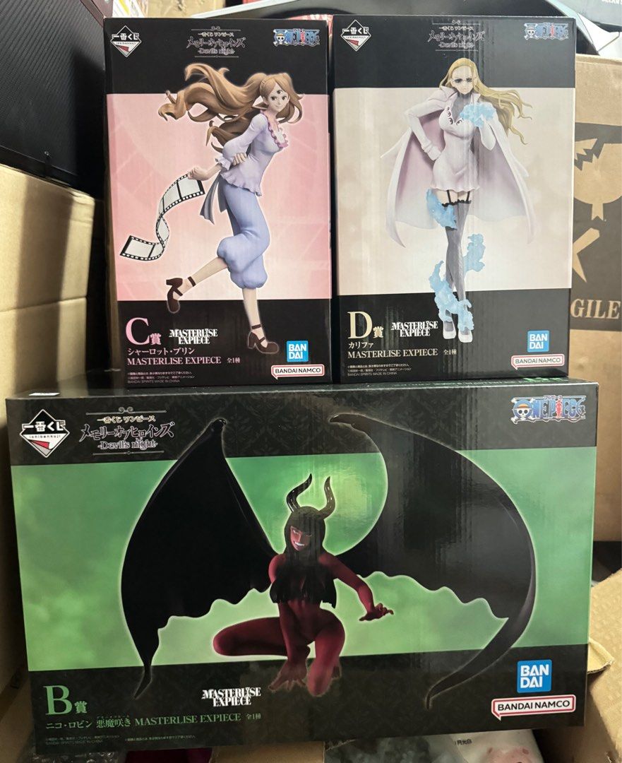 Banpresto KUJI One Piece Memory of Heroines -Devil's Night- Prize B, C ...