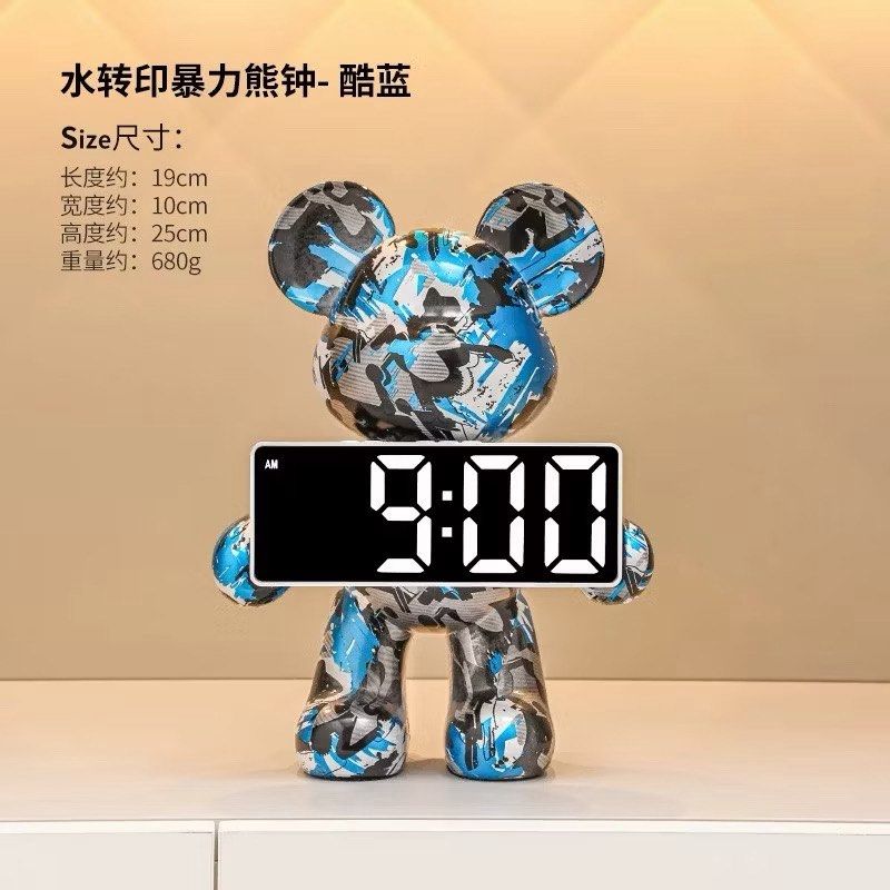 Bear-Shaped Digital Alarm Clock, Furniture & Home Living, Home Decor ...