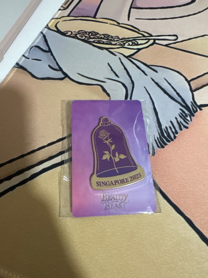 Beauty and the Beast Singapore 2025 Pin, Hobbies & Toys, Memorabilia ...