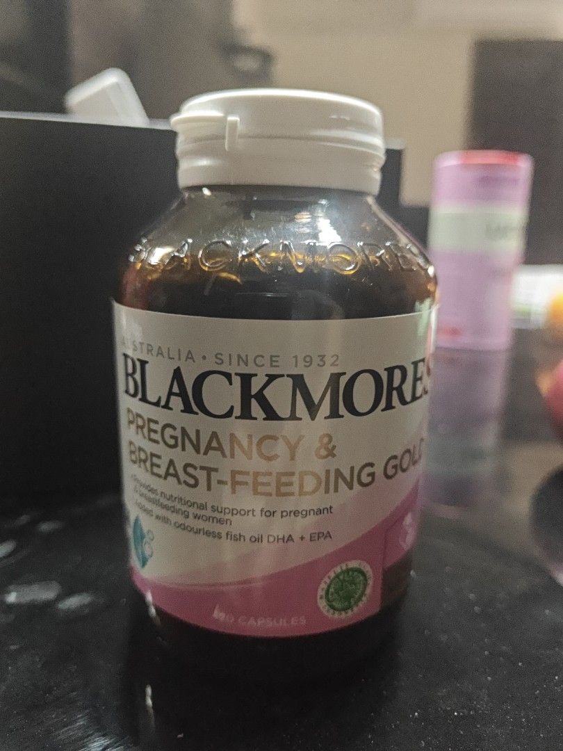 Blackmores Pregnancy & Breast-Feeding Gold, Health & Nutrition, Health ...