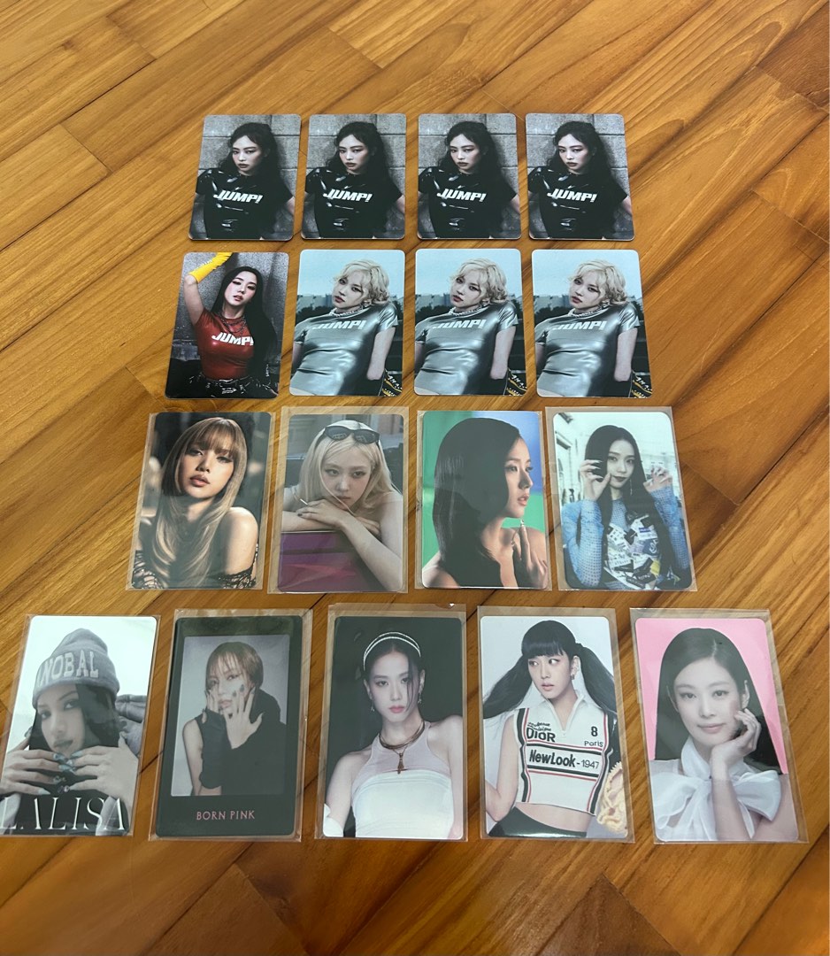 BLACKPINK Official Photocards PCs (Deadline, Born Pink, The Game, POB ...