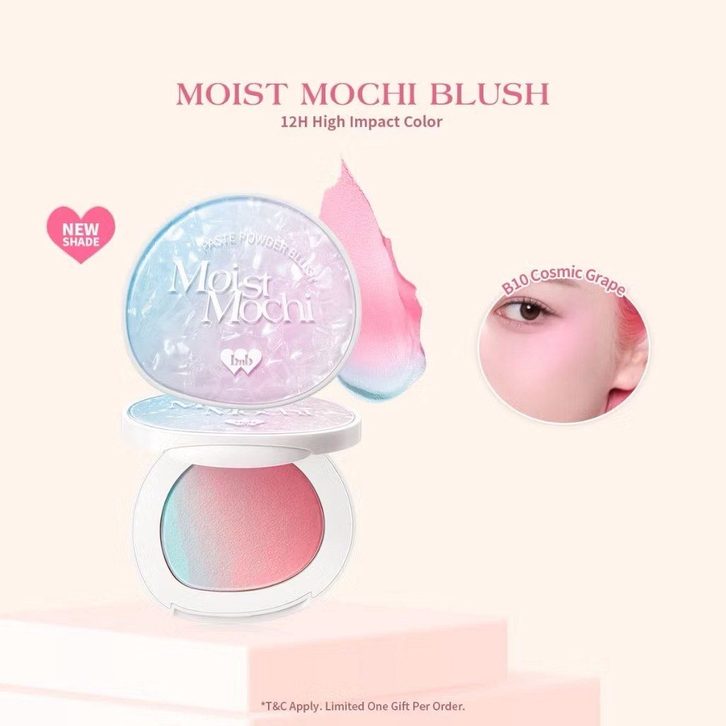 BNB barenbliss Moist Mochi Paste Powder Blush & Duo Palette [Cream to ...