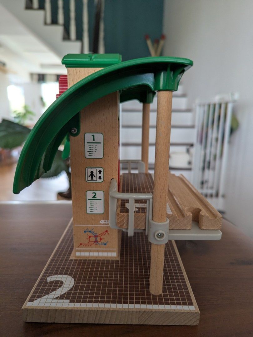 Brio Wooden Train Station, Hobbies & Toys, Toys & Games on Carousell