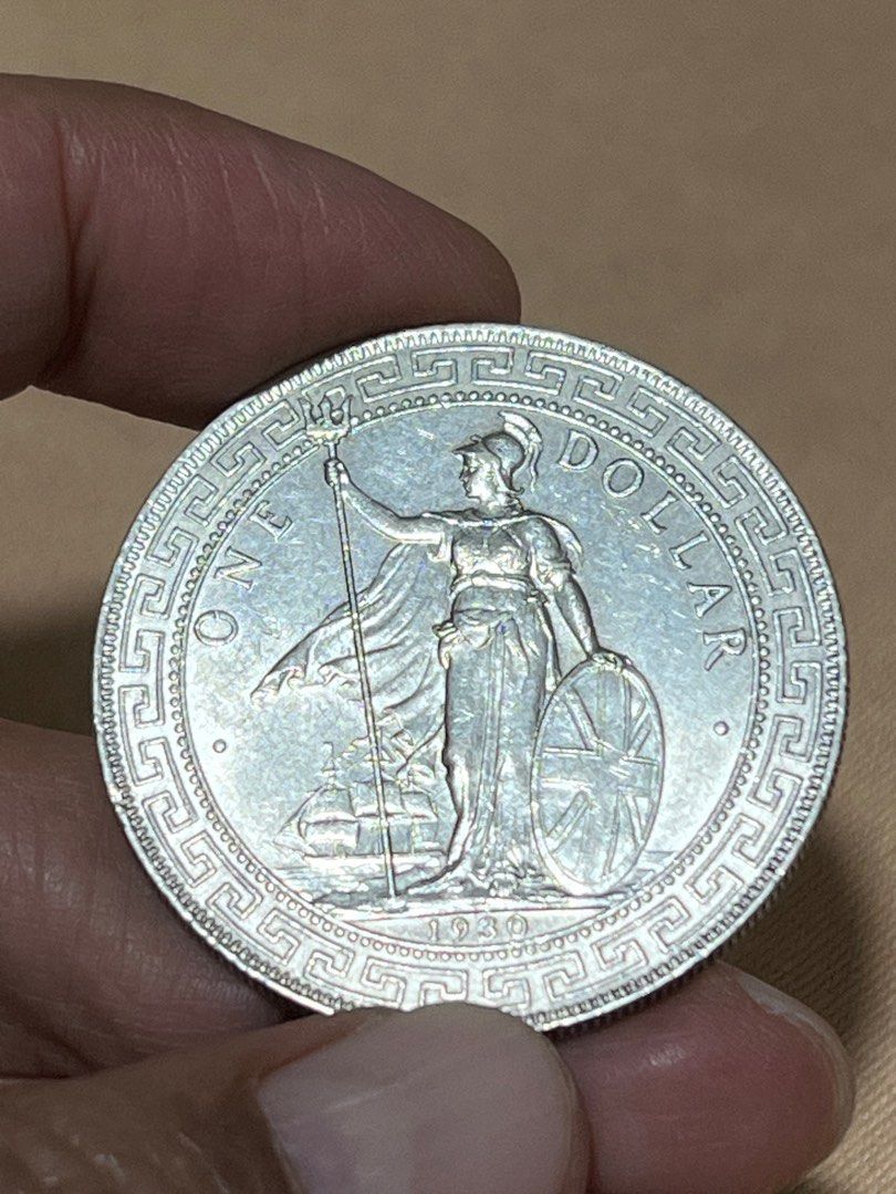 BRITISH TRADE DOLLAR BTD 1930B - BUNC, Hobbies & Toys, Memorabilia ...