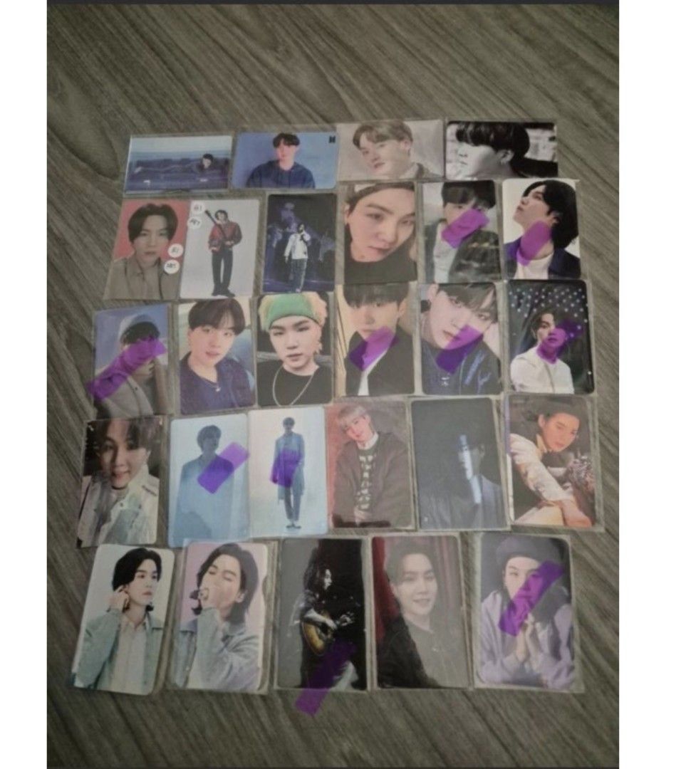 BTS Photocards - Suga, Hobbies & Toys, Memorabilia & Collectibles, K ...