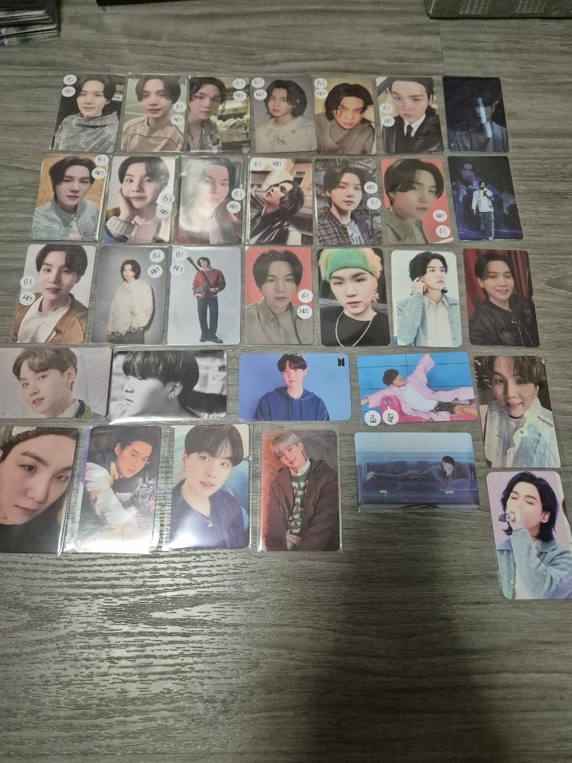 BTS Photocards -Suga, Hobbies & Toys, Memorabilia & Collectibles, K ...