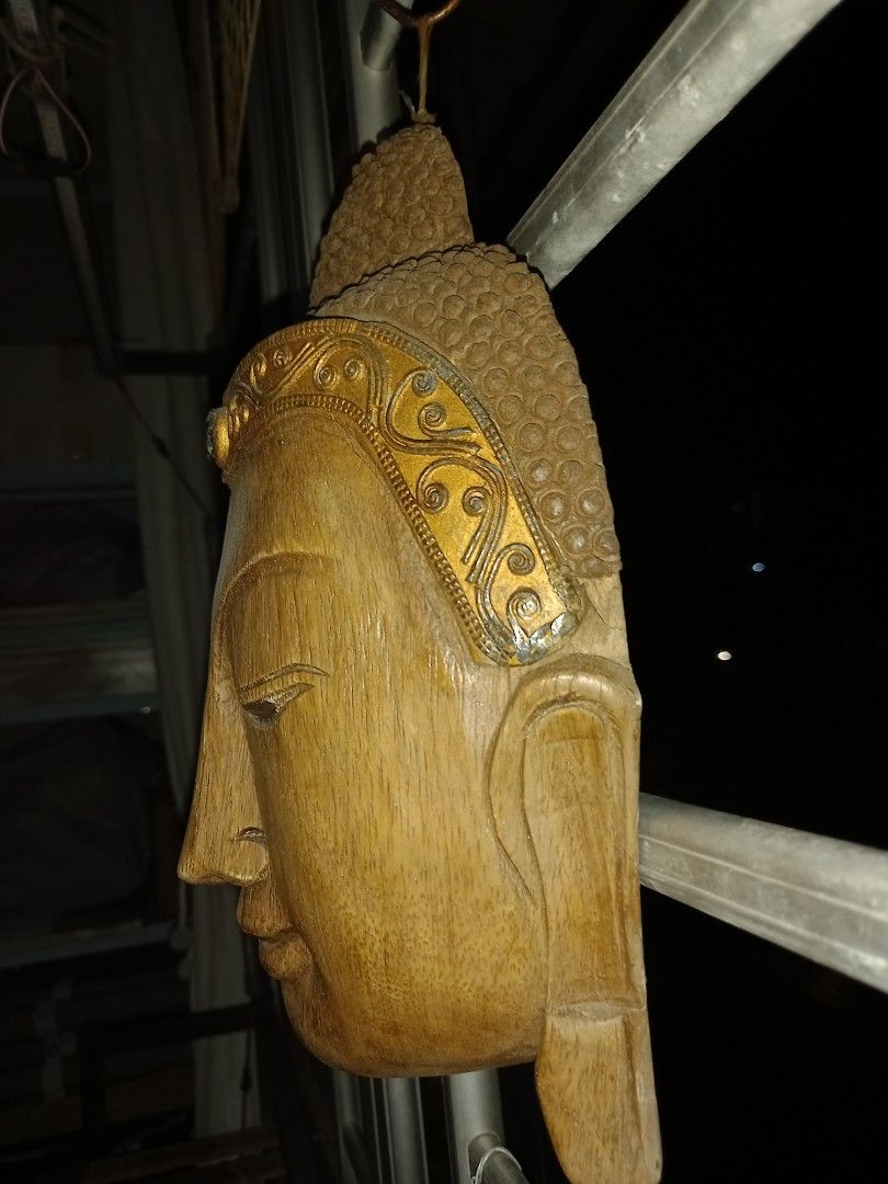 Buddha Face Wall Display, Furniture & Home Living, Home Decor ...