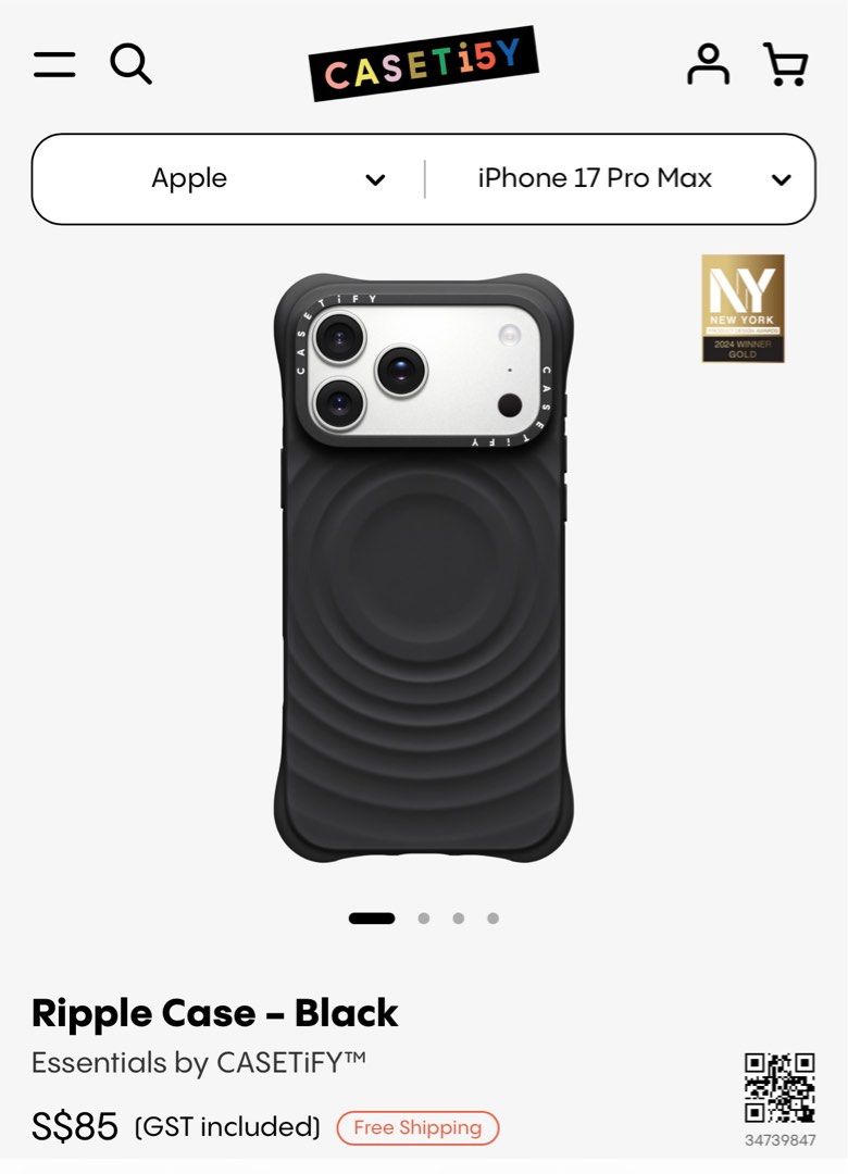 Casetify ripple iPhone 17 pro max, Mobile Phones & Gadgets, Mobile ...