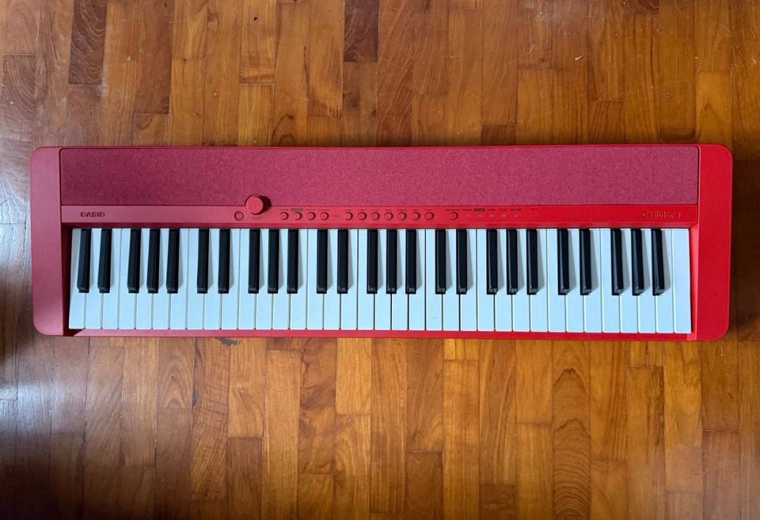 Casio Casiotone CT-S1 Red Digital Piano (No AC Adaptor), Hobbies & Toys ...