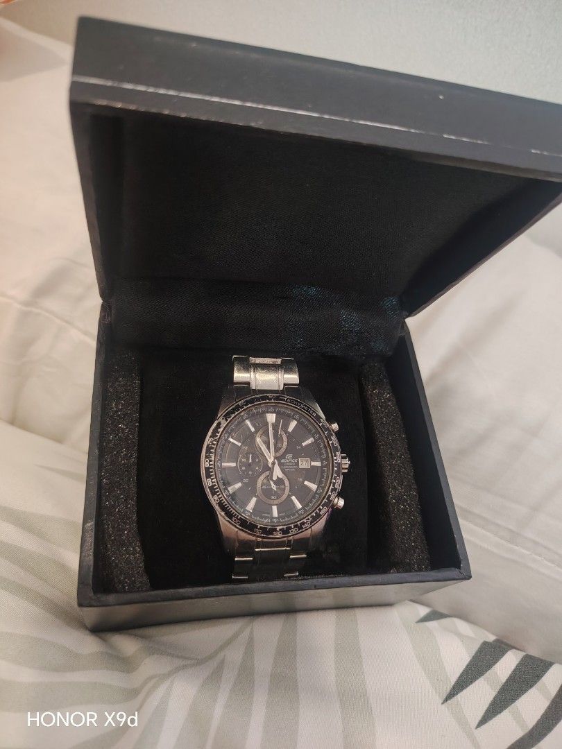Casio Edifice Chronograph Watch, Men's Fashion, Watches & Accessories ...