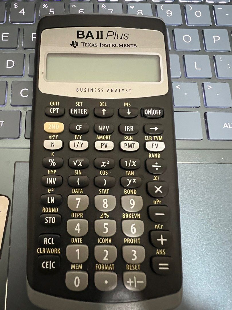 Casio FC-200V & Texas Instruments BA II Plus Calculators, Hobbies ...