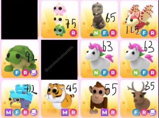Adopt Me Roblox Cow Pets MFR, NFR, FR (I have more pets pls DM to ...