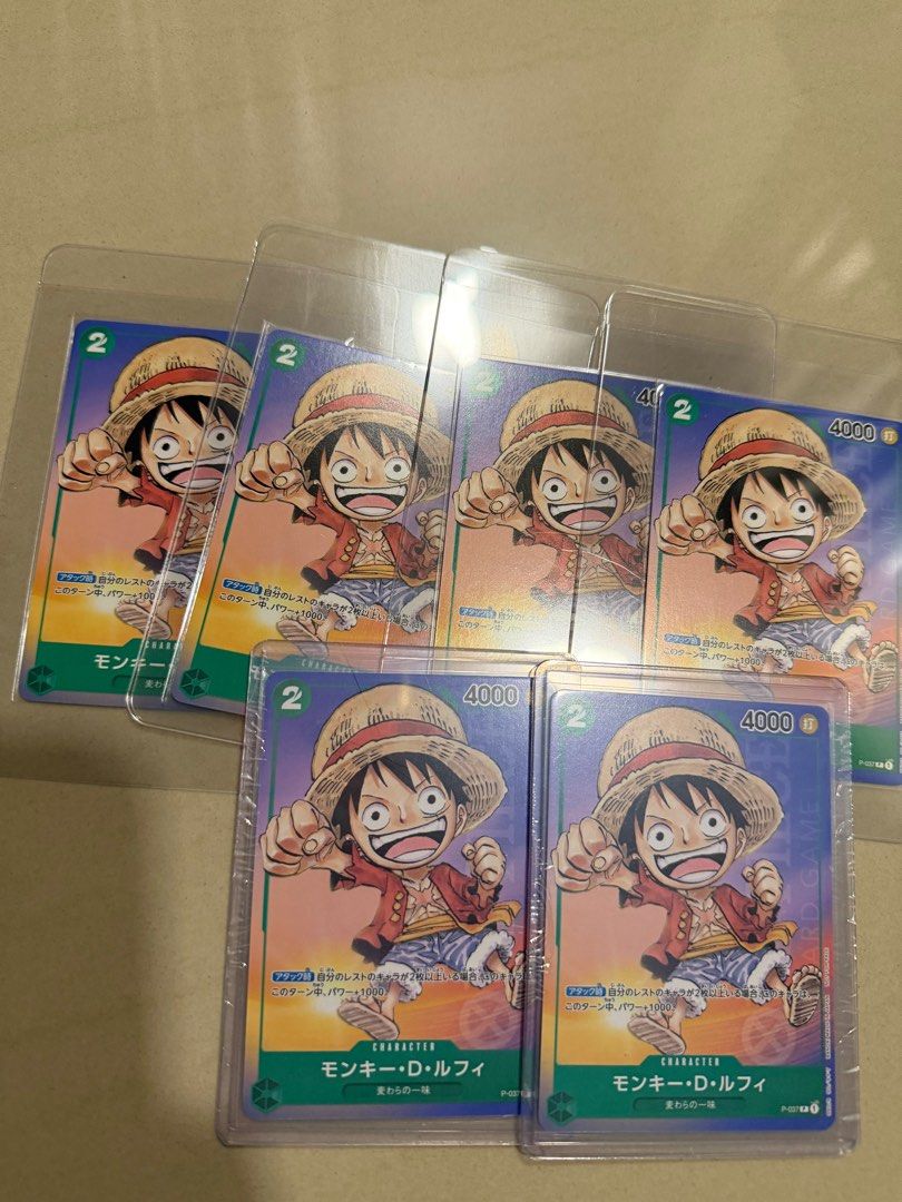Chibi luffy promo optcg one piece card, Hobbies & Toys, Toys & Games on ...