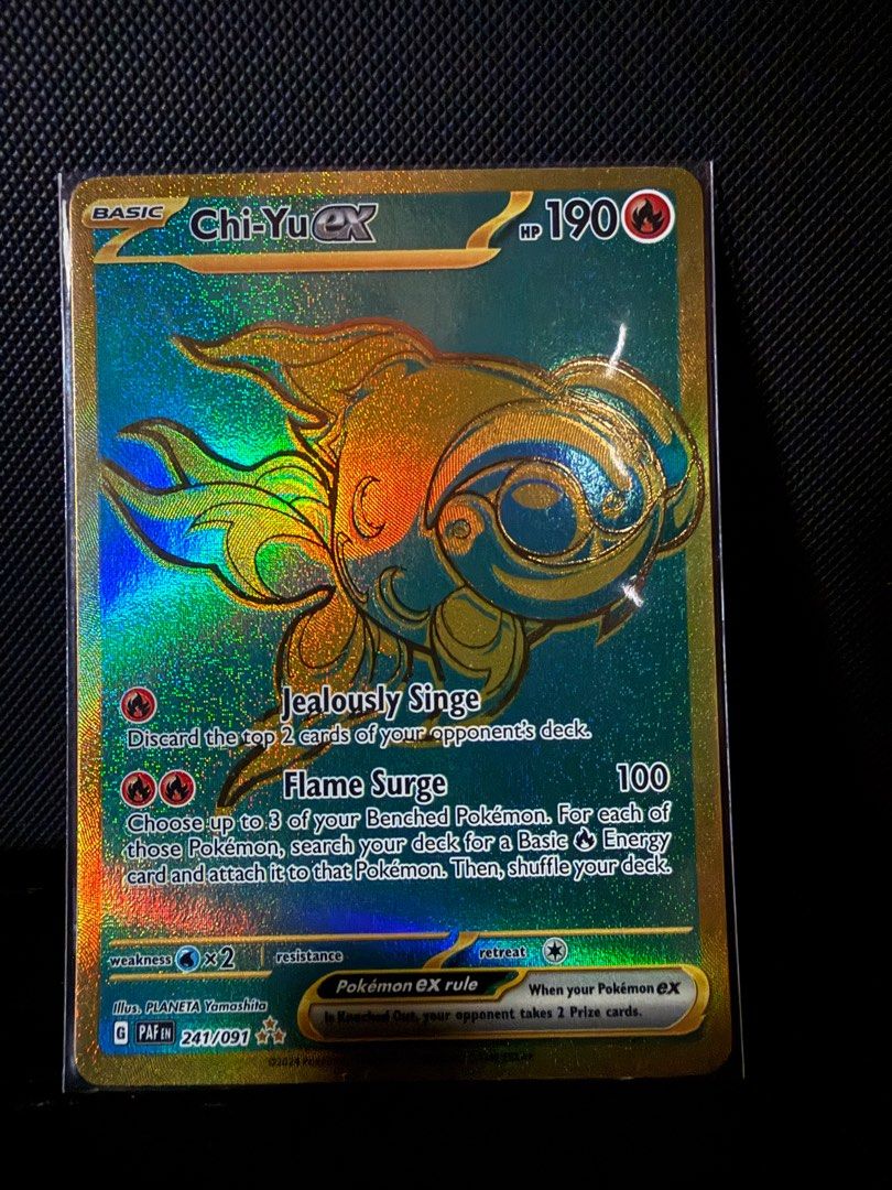 Chi-Yu ex Gold 241/091, Hobbies & Toys, Toys & Games on Carousell