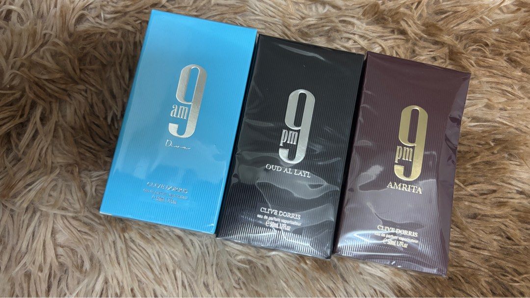 Clive Dorris 9am Diva/Oud Al Layl/Amrita Eau de Parfum, Beauty ...