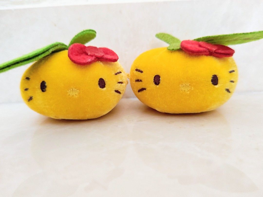 CNY Hello Kitty Lucky Cat Plush & Orange Plushies, Hobbies & Toys, Toys ...