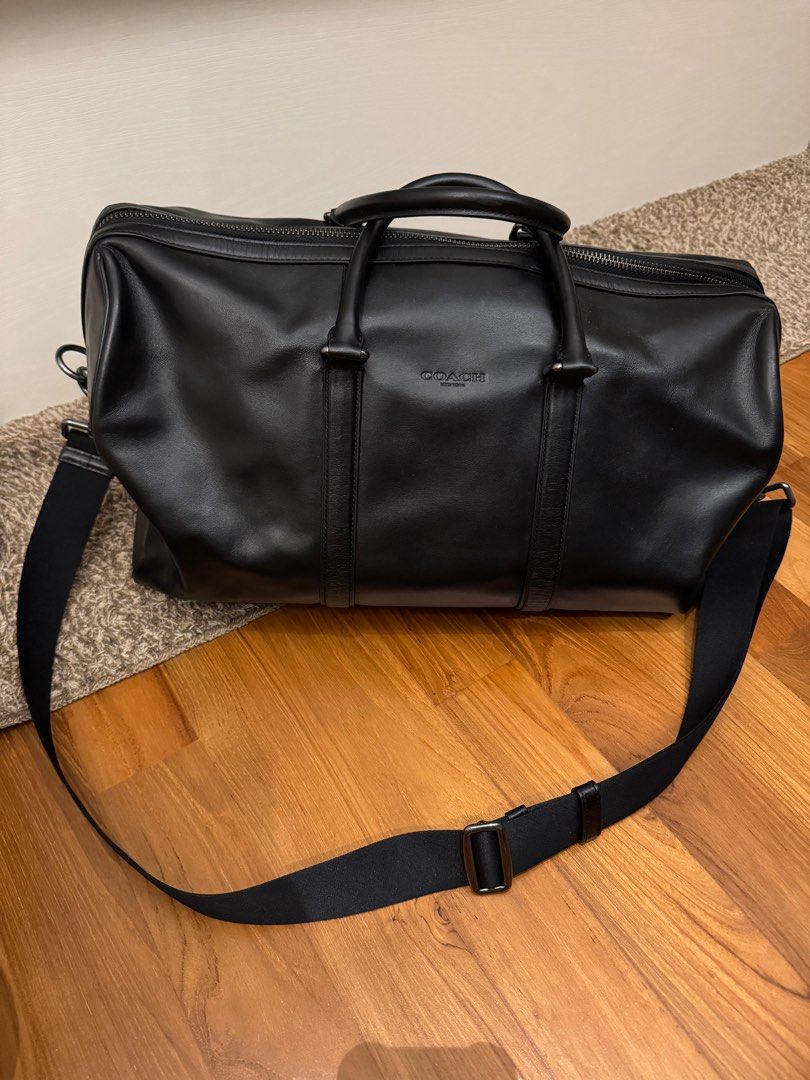 Coach Metropolitan Soft Duffle Bag - Black, Men's Fashion, Bags, Sling ...