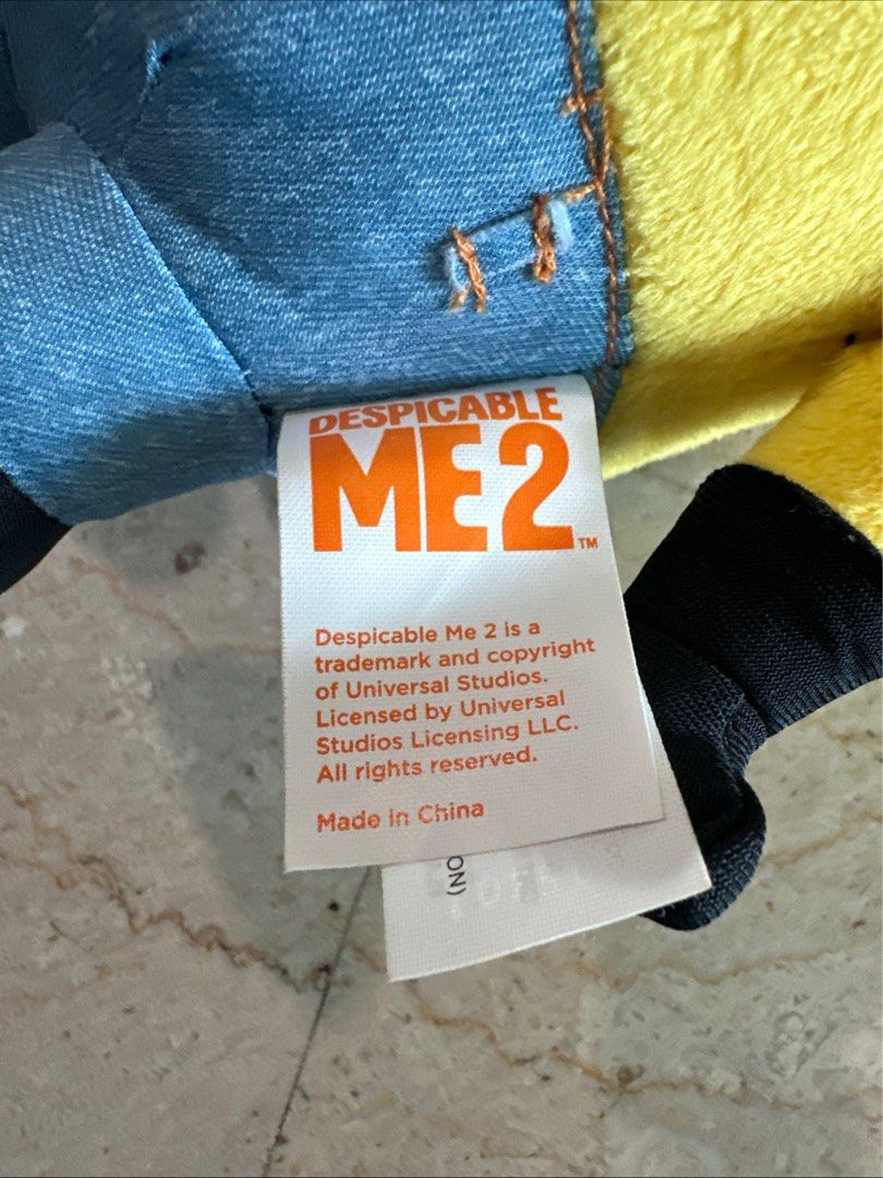 Despicable Me 2 Minion 'Dave' Plushie with Voice, Hobbies & Toys, Toys ...