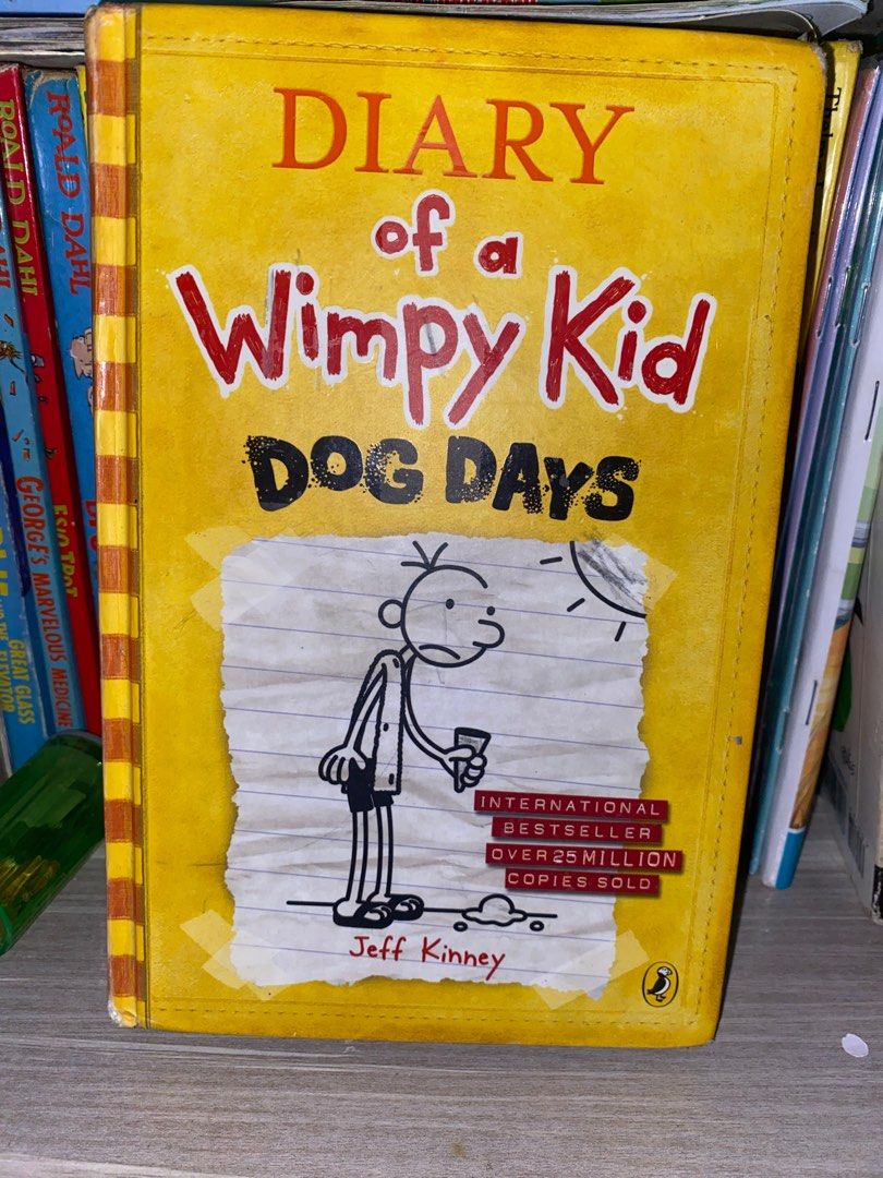 Diary of a Wimpy Kid Books - Dog Days & Wrecking Ball, Hobbies & Toys ...