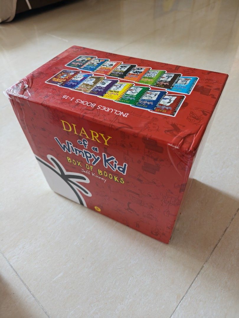 Diary of a Wimpy Kid Box Set (Books 1-16), Hobbies & Toys, Books ...