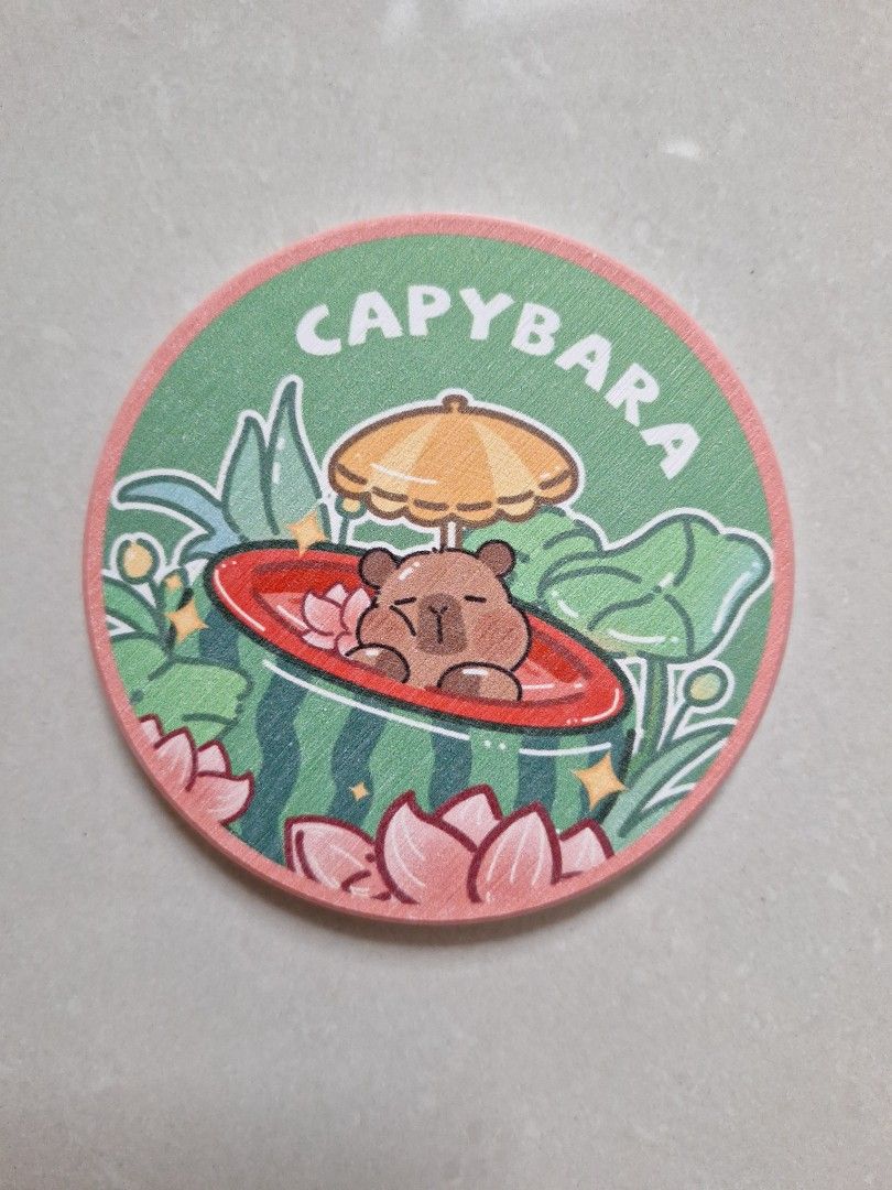 Diatomite Cup Coaster - Capybara Design, Furniture & Home Living ...