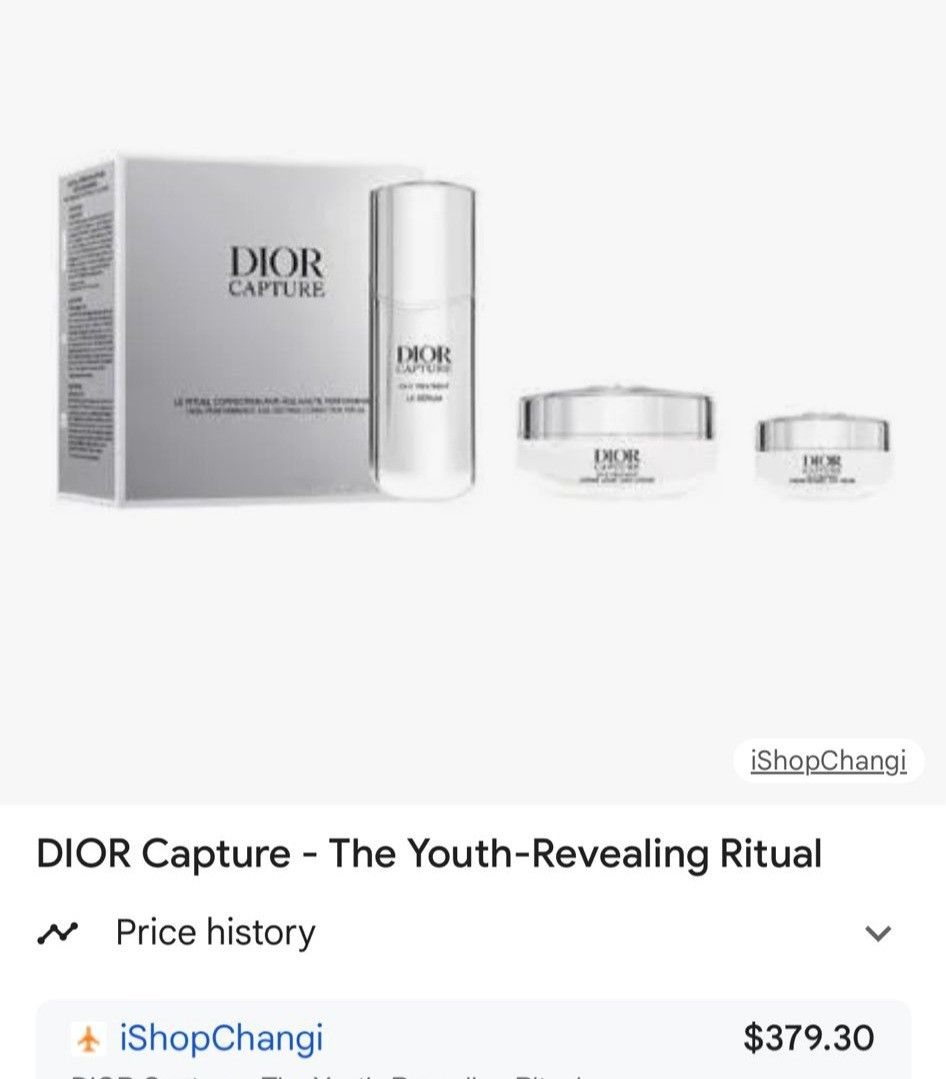Dior Capture The Youth-Revealing Ritual Set, Beauty & Personal Care ...