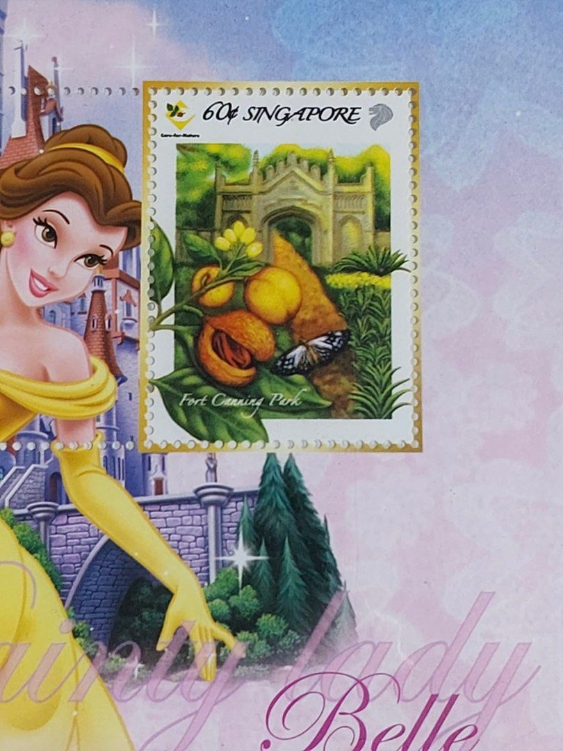 Disney Princess Singapore Stamp Sheet, Hobbies & Toys, Memorabilia ...