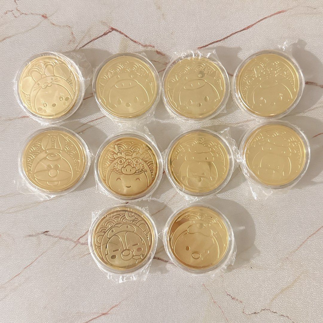 Disney Tsum Tsum | CNY Medallion | Zodiac Rat Ox Tiger Rabbit Dragon ...