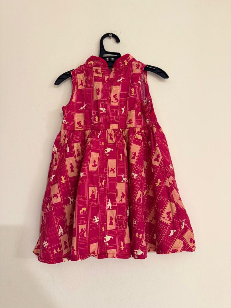 Disney x Elly Cheongsam Dress - 2Y, Babies & Kids, Babies & Kids ...