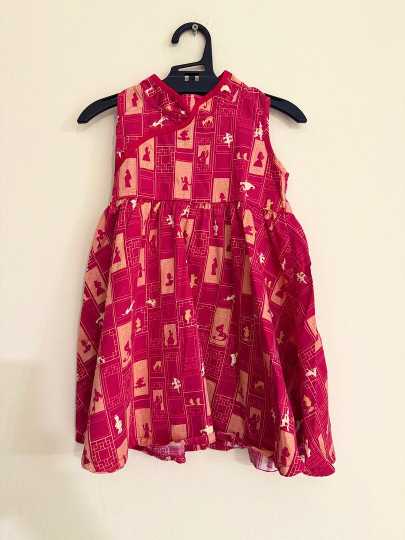 Disney x Elly Cheongsam Dress - 2Y, Babies & Kids, Babies & Kids ...
