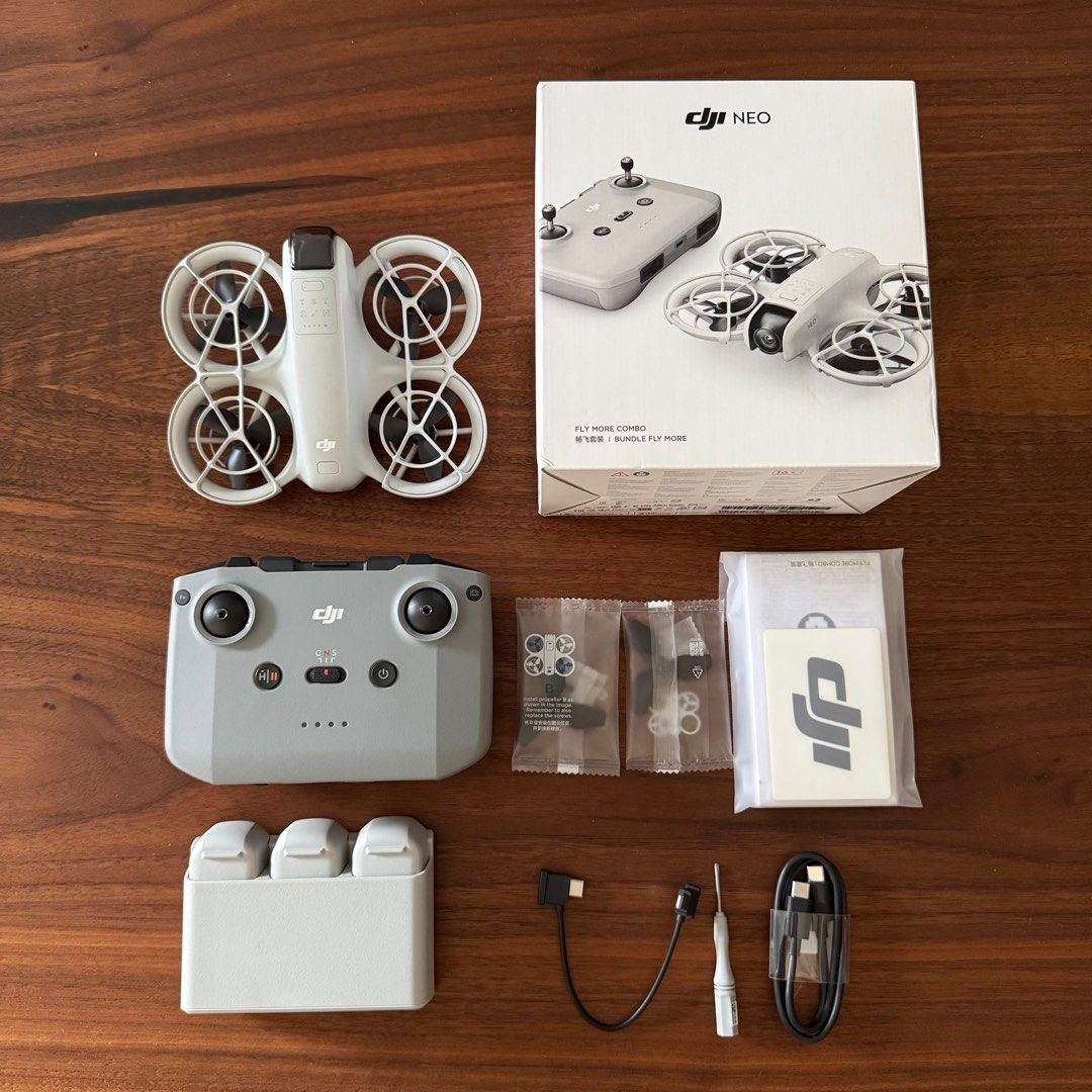 DJI Neo Fly More Combo Drone, Photography, Drones on Carousell