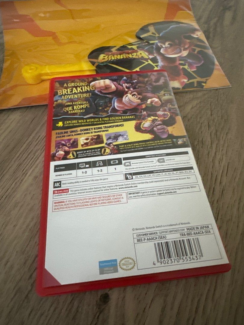 Donkey Kong Bananza Nintendo Switch 2 Game, Video Gaming, Video Games ...