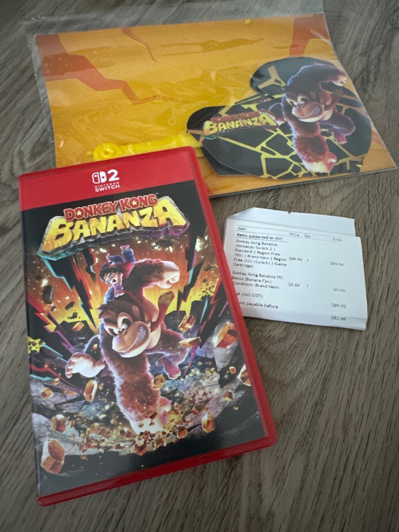 Donkey Kong Bananza Nintendo Switch 2 Game, Video Gaming, Video Games ...