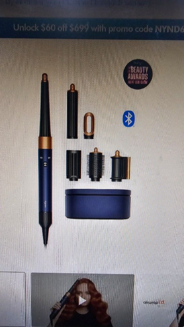 Dyson Airwrap ID Multi-Styler - Blue/Copper, Beauty & Personal Care ...