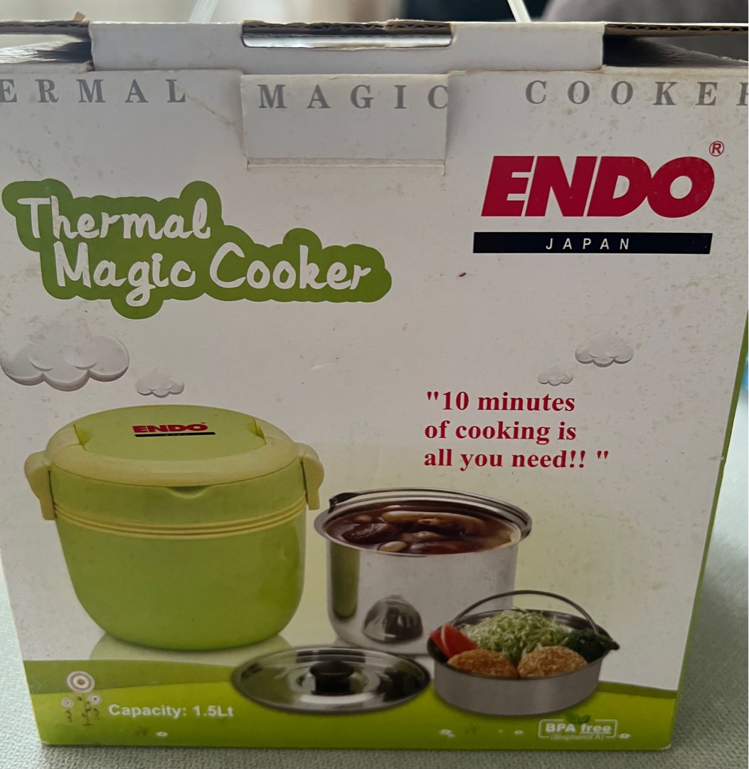 ENDO Japan Thermal Magic Cooker - 1.5L, TV & Home Appliances, Kitchen ...