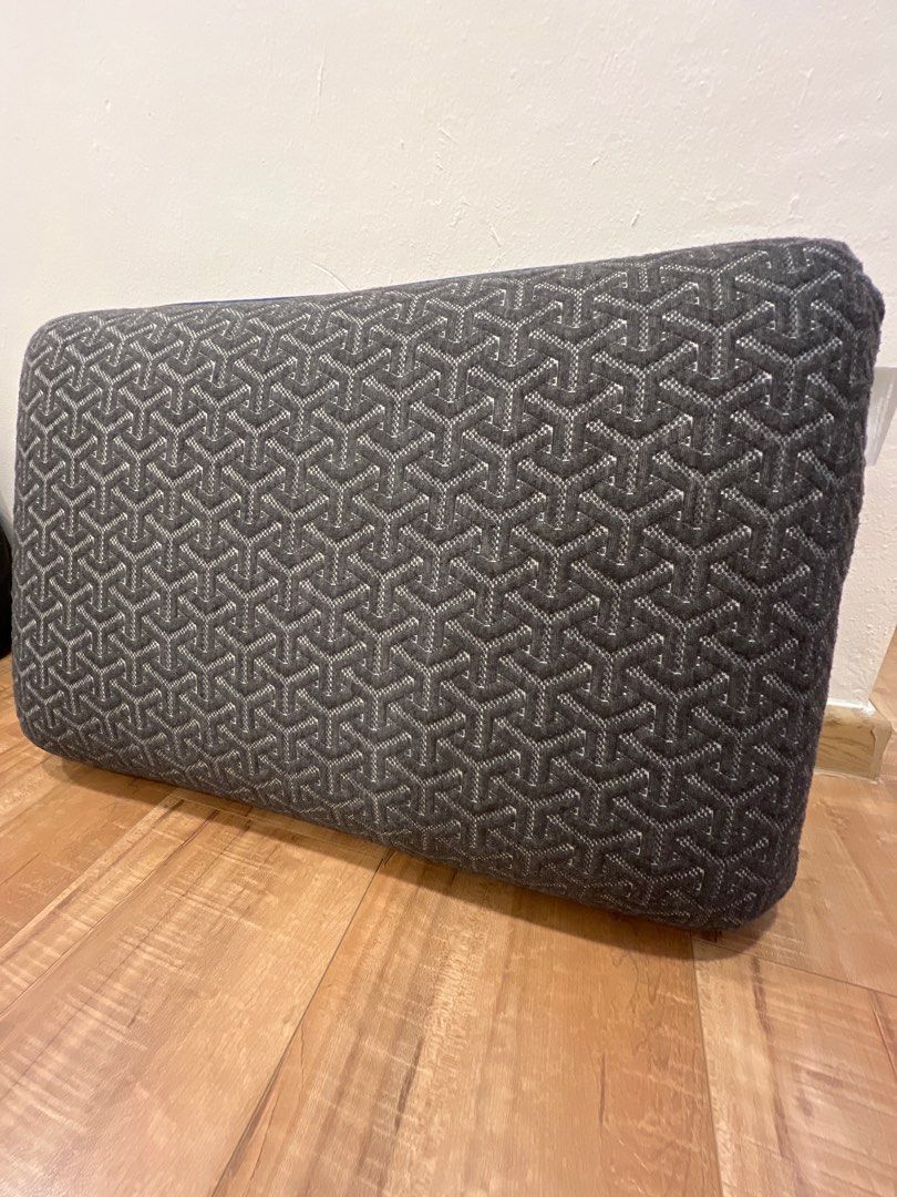 (1+1) Epitex Cloud Support Charcoal Memory Pillow + IKEA Bolster ...