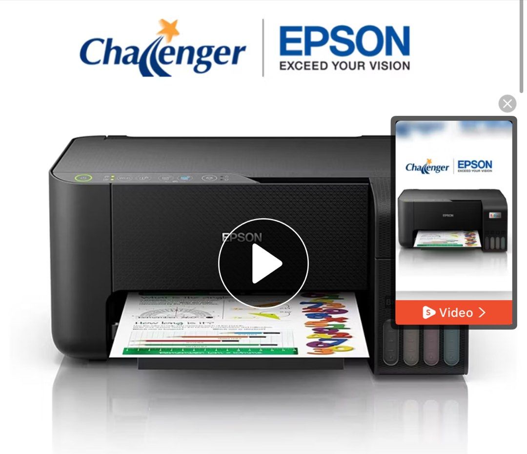 Epson L3250 Ink Tank Printer, Computers & Tech, Printers, Scanners ...