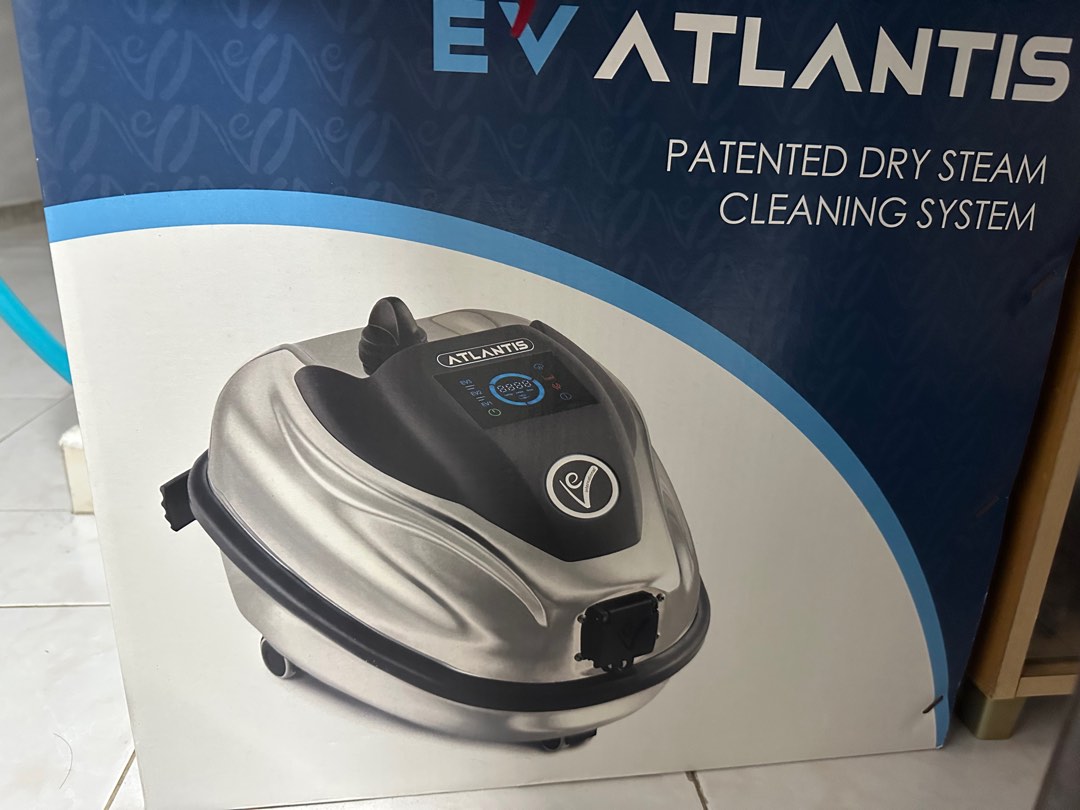 EV ATLANTIS Patented Dry Steam Cleaning System, TV & Home Appliances ...