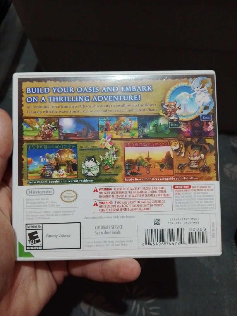 Ever Oasis - Nintendo 3DS Game, Video Gaming, Video Games, Nintendo on ...