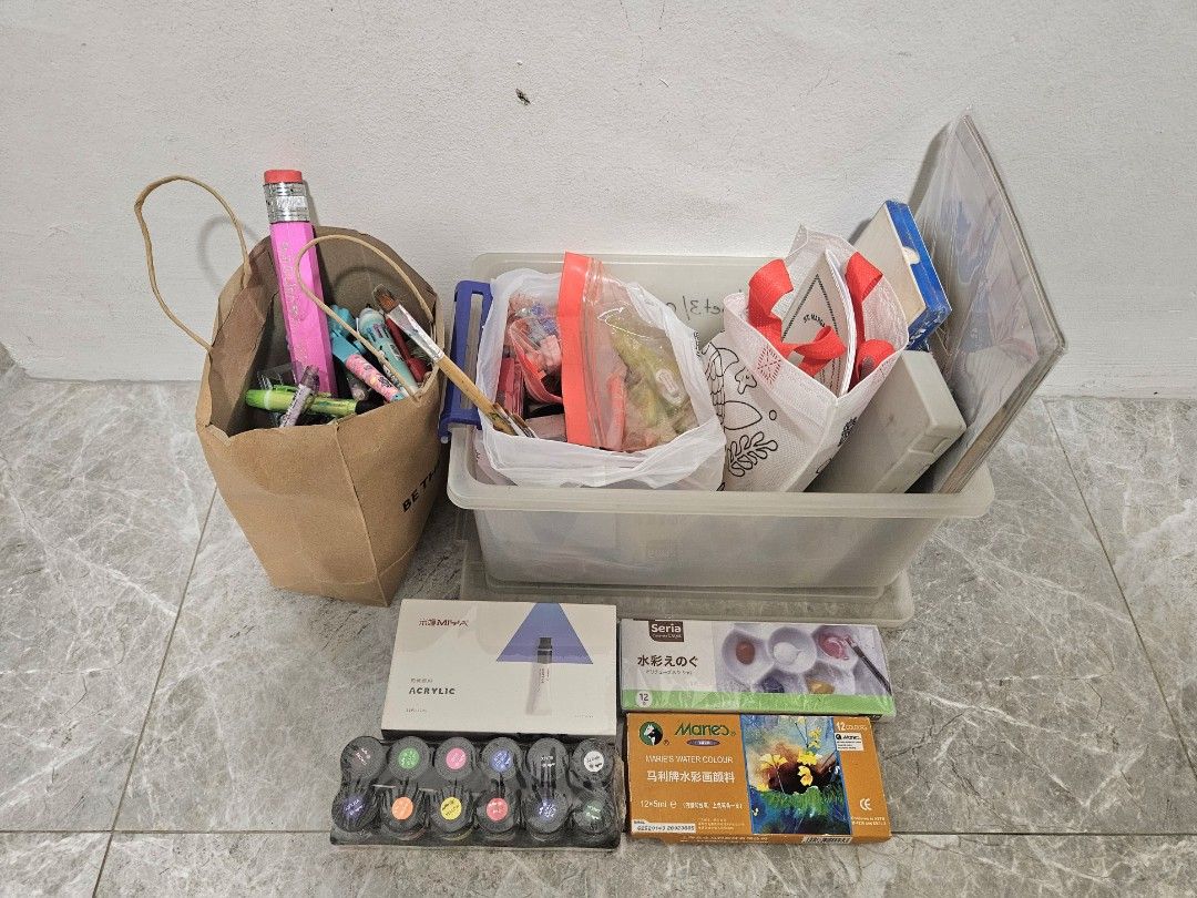 Free art materials, Hobbies & Toys, Stationery & Craft, Craft Supplies ...