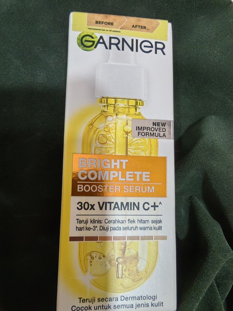Garnier Bright Complete Booster Serum, Beauty & Personal Care, Face ...