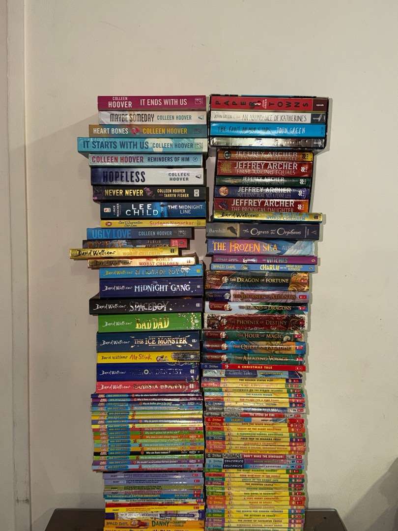 Geronimo Stilton Books , Happy dragon , Colleen Hoover , David Williams ...
