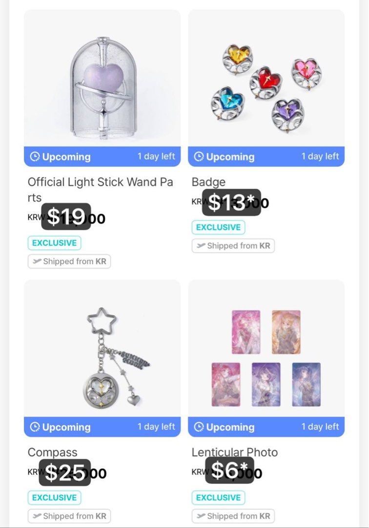 [GO] Illit summer moon merch, lightstick wand part badge compass ...
